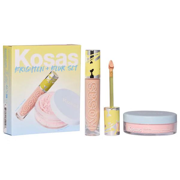 Brighten & Blur Set - Color Corrector + Loose Setting Powder Face Set ...